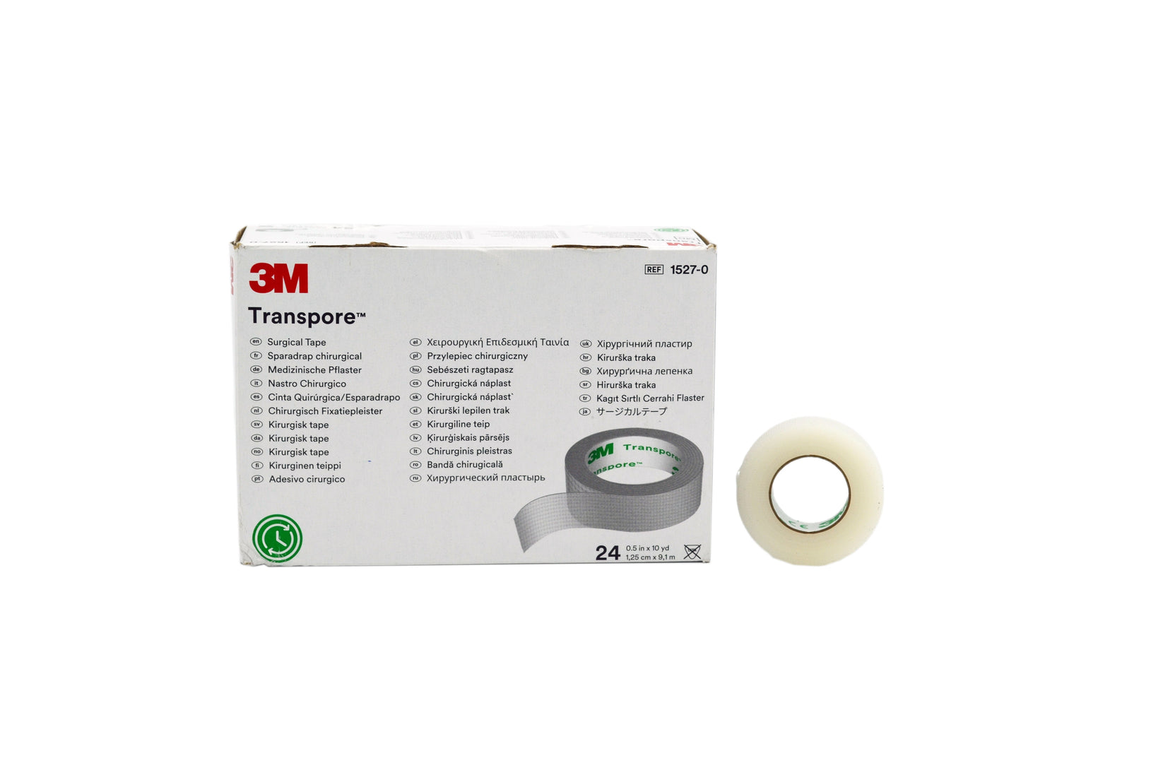 Diachylon 3M transpore* hypoallergène (½" X 10 verges) – DU COEUR AUX SOINS